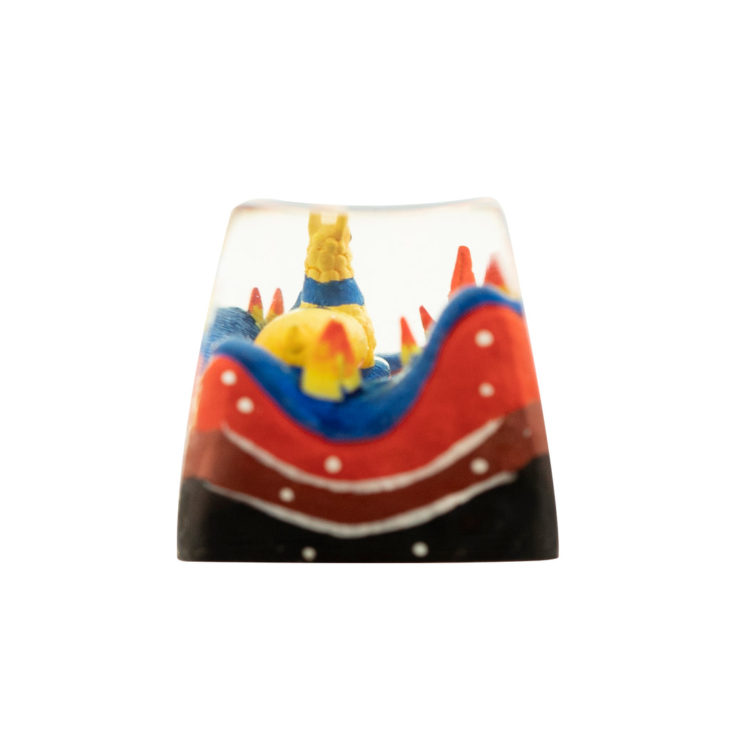 Dwarf Factory x MK Lava Llama Artisan Keycap SA Profile Resin Artisan