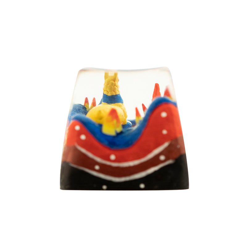Dwarf Factory x MK Lava Llama Artisan Keycap SA Profile Resin Artisan