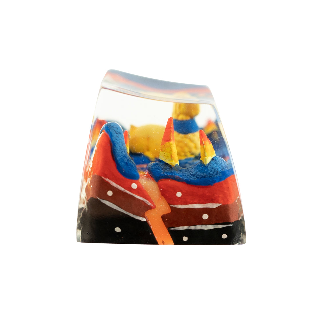 Dwarf Factory x MK Lava Llama Artisan Keycap SA Profile Resin Artisan