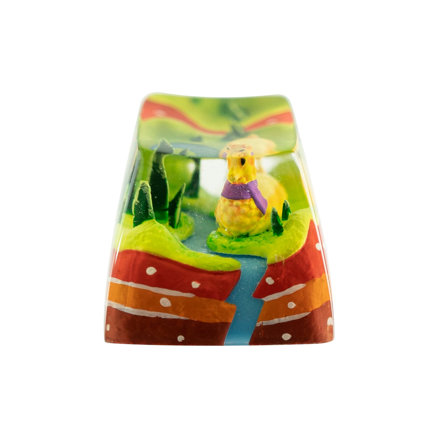 Dwarf Factory x MK Meadow Llama Artisan Keycap SA Profile Resin Artisa