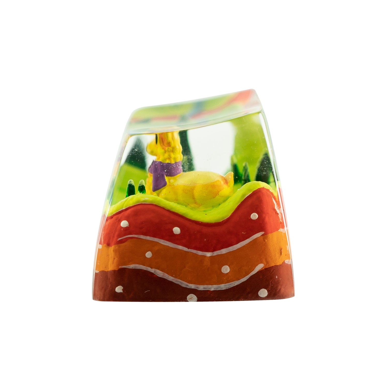 Dwarf Factory x MK Meadow Llama Artisan Keycap SA Profile Resin Artisa