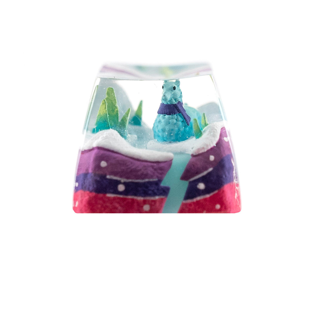 Dwarf Factory x MK Frostbit Llama Artisan Keycap SA Profile Resin Arti