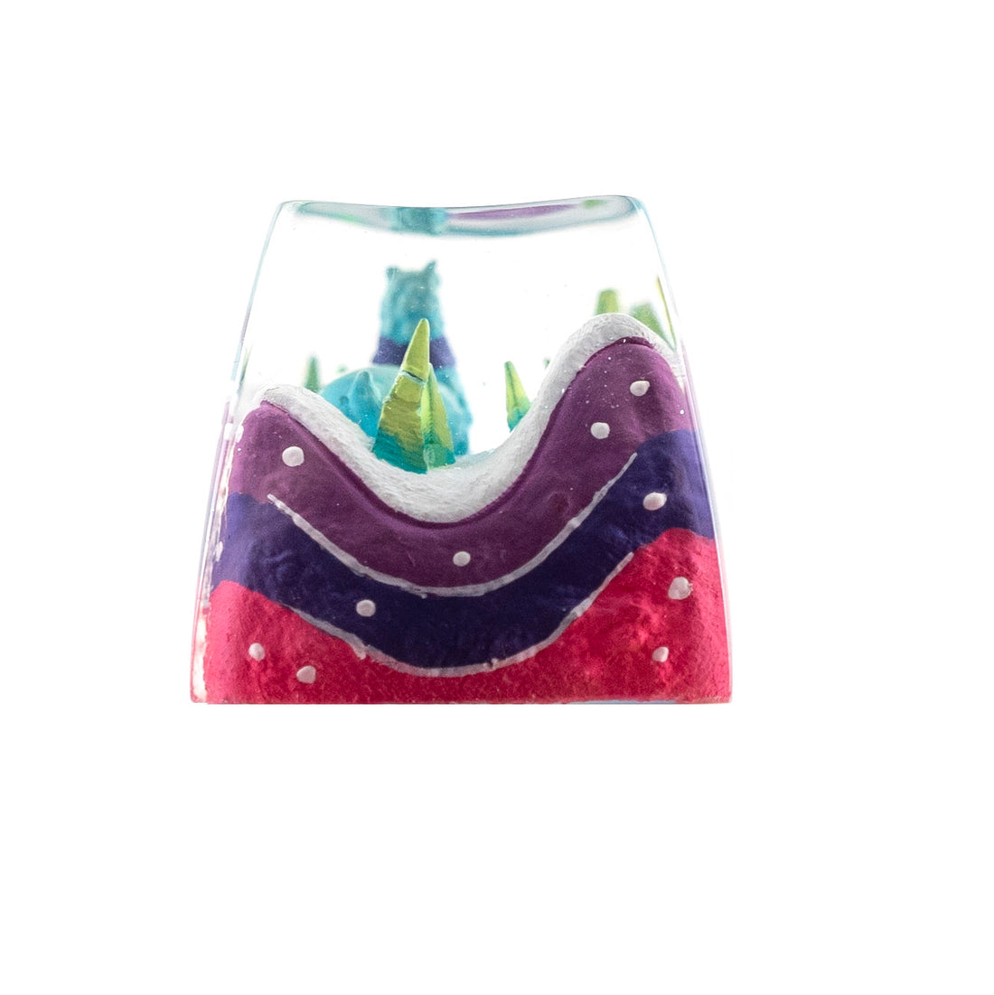 Dwarf Factory x MK Frostbit Llama Artisan Keycap SA Profile Resin Arti