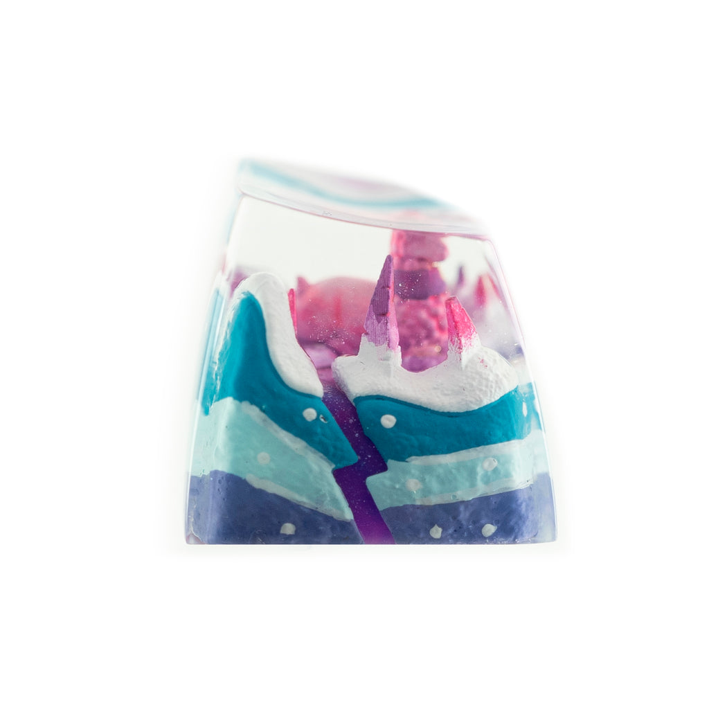 Dwarf Factory x MK Iceberg Llama Artisan Keycap SA Profile Resin Artis
