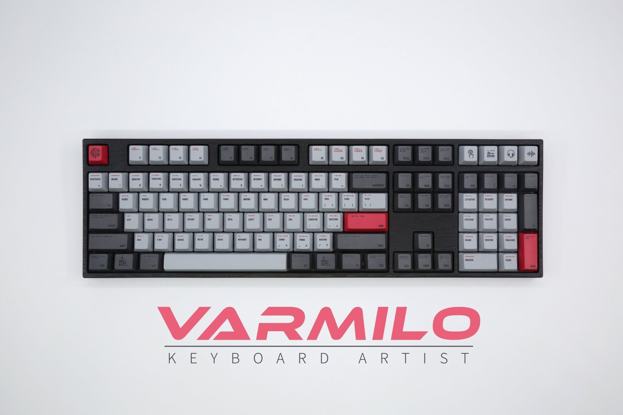 Varmilo Morse Code 108 Key Dye Sub PBT Keycap Set