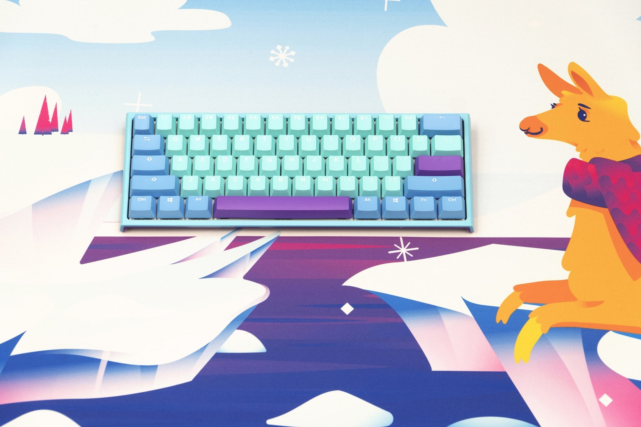 MK Frozen Llama 3XL Desk Mat