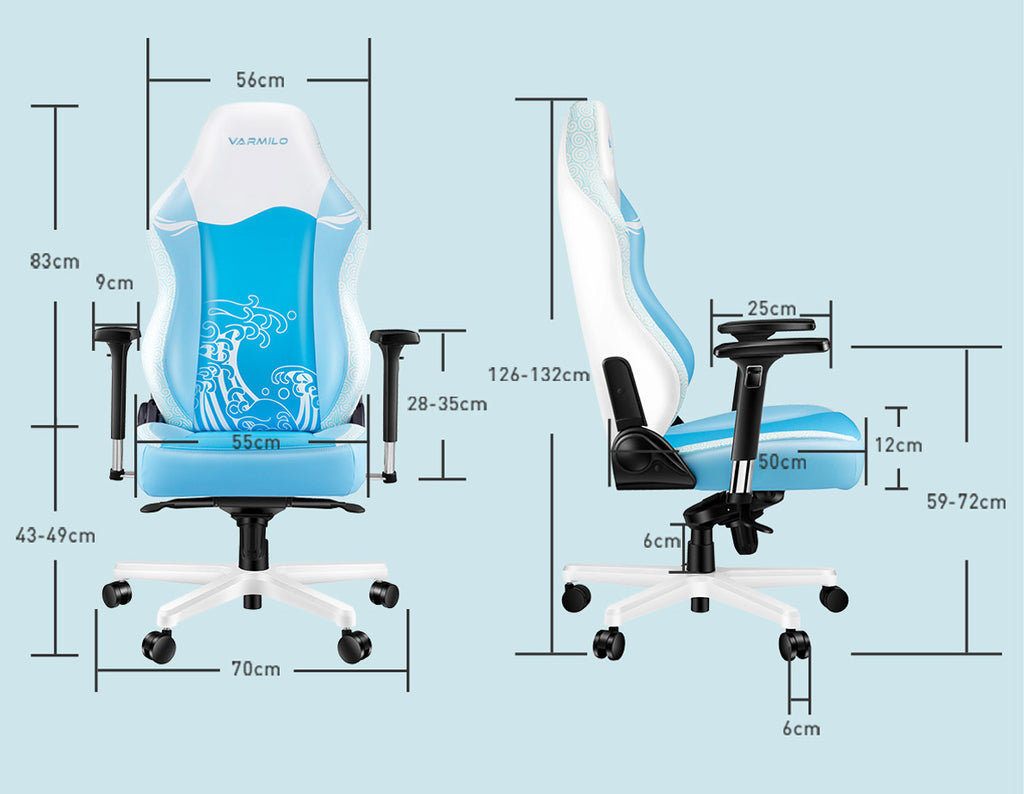 Varmilo Sea Melody Racing Chair Gaming Style Adjustable
