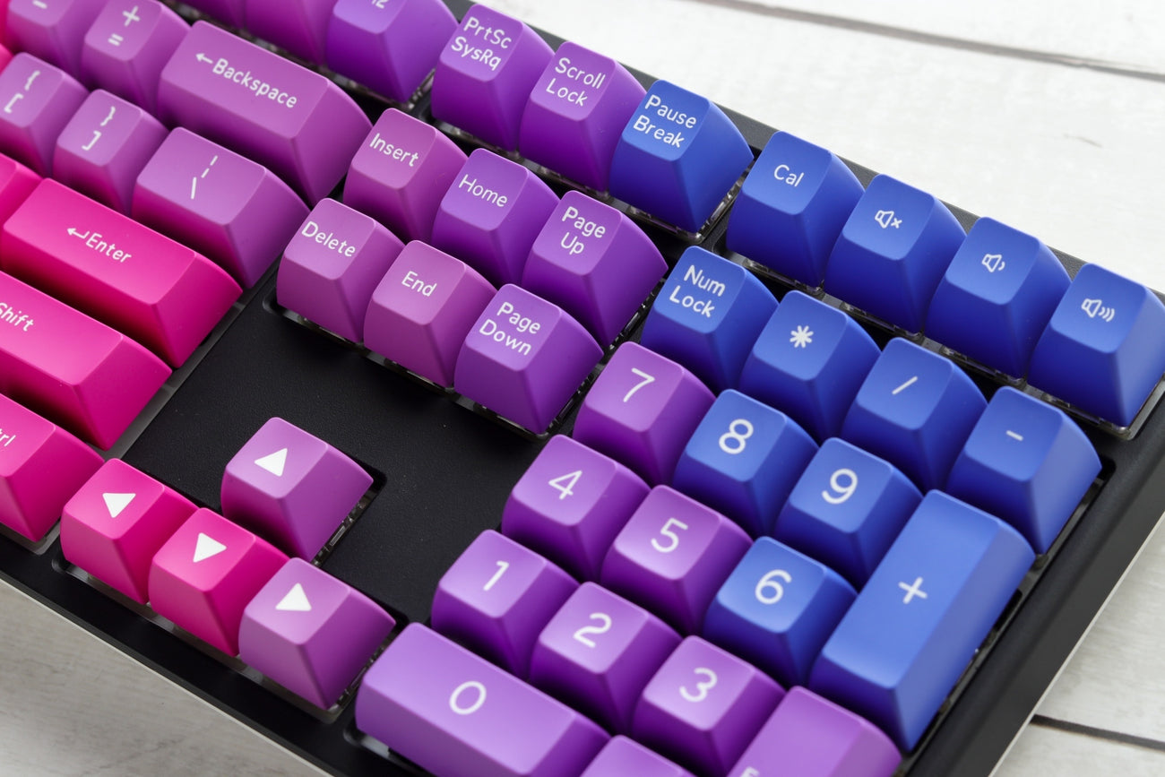Hardcap x Ducky Afterglow 108 Key SA Profile Double Shot ABS Keycap Se