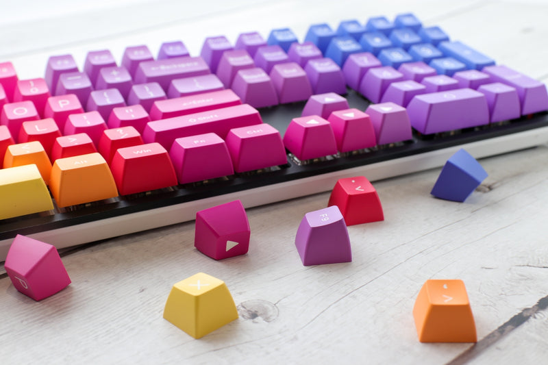 Hardcap x Ducky Afterglow 108 Key SA Profile Double Shot ABS Keycap Se