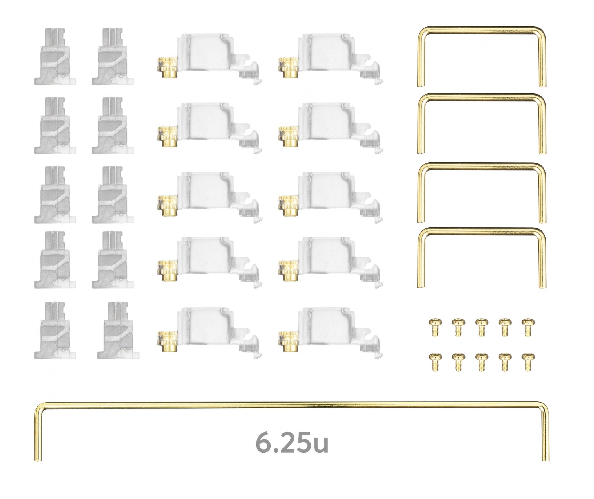 Zeal PC Stabilizers V2 PCB Mount Screw-in TKL Kit