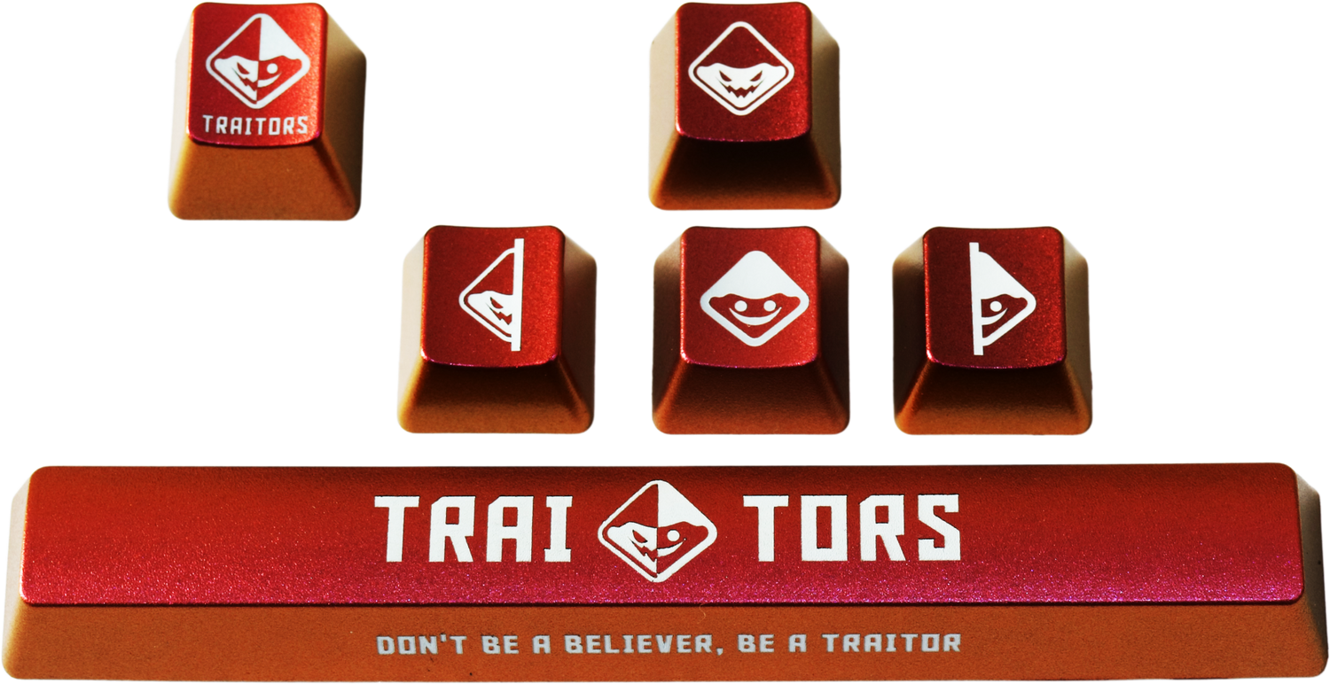 Traitors Classic Colorshifting Backlit 6 Key OEM Profile Laser Engrave