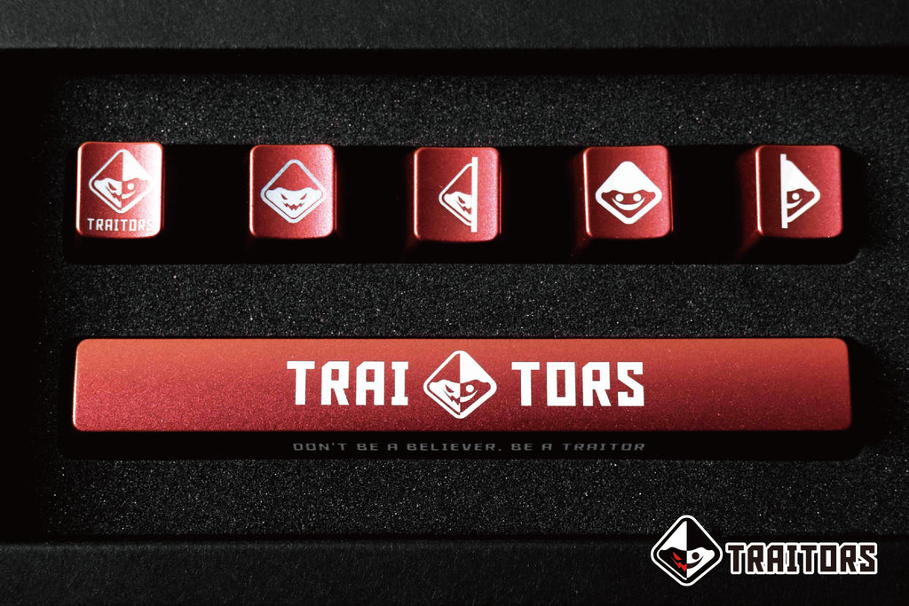Traitors Classic Colorshifting Backlit 6 Key OEM Profile Laser Engrave