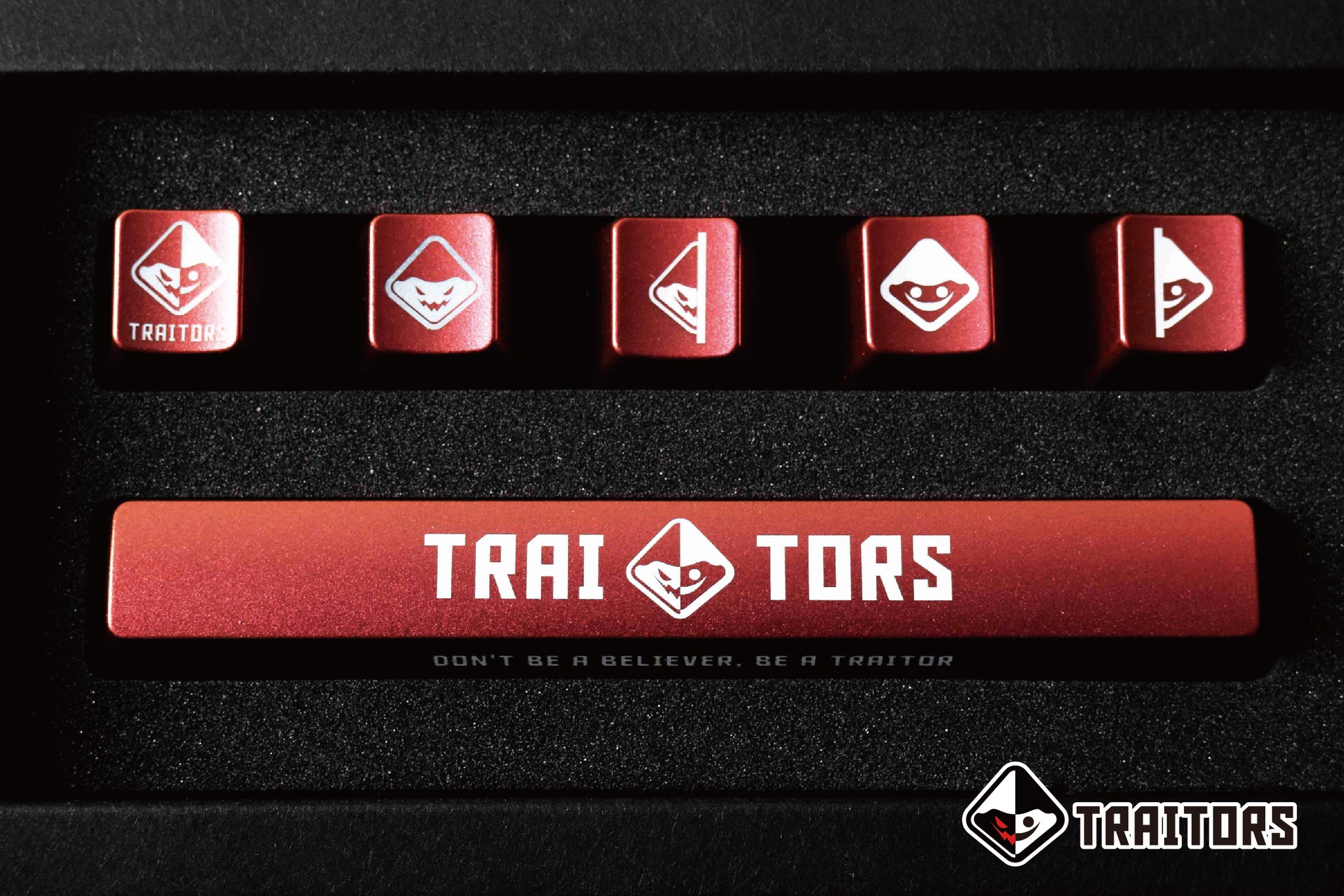 Traitors Classic Colorshifting Backlit 6 Key OEM Profile Laser Engrave