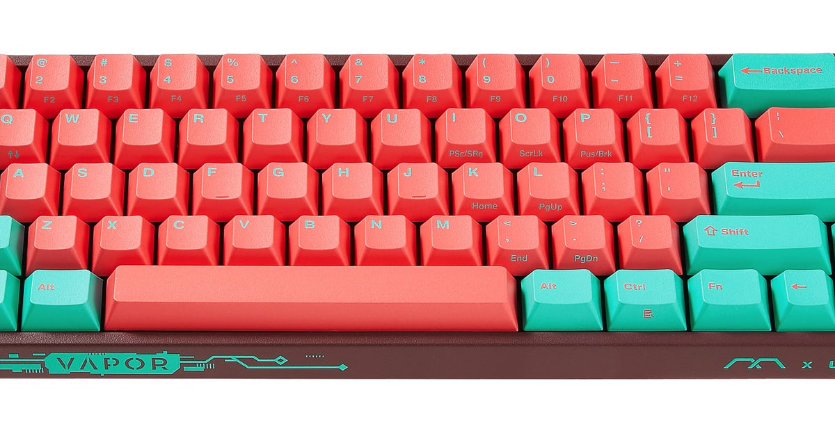 Leopold x MK FC660M Vapor 65% Double Shot PBT Mechanical Keyboard