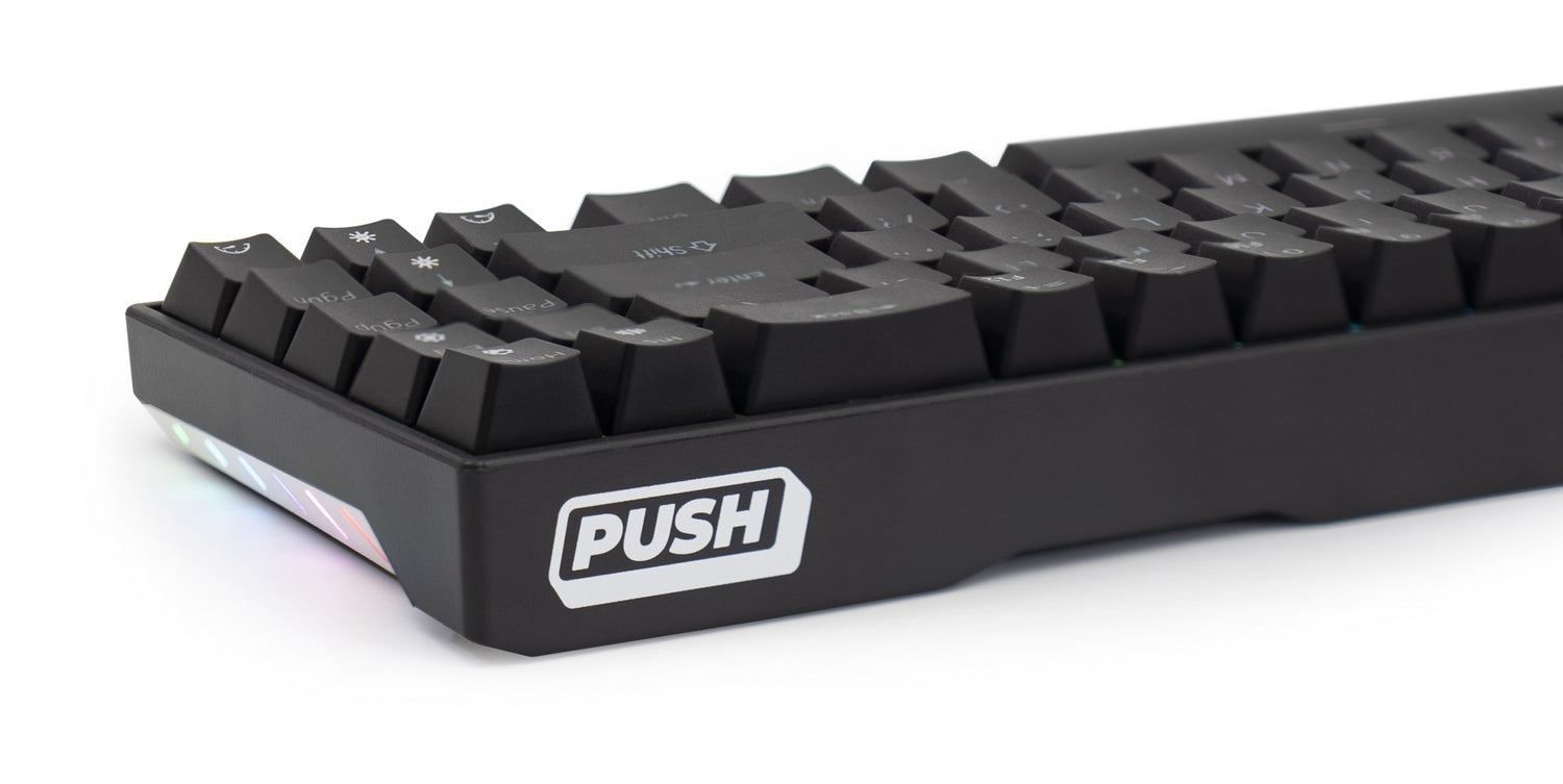 Meko Push 65% Hotswap Bluetooth RGB Double Shot ABS Mechanical Keyboar