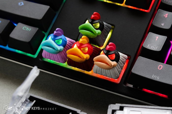 Hot Keys Project HKP x Ducky Ducky League Aqua Duck Artisan Keycap