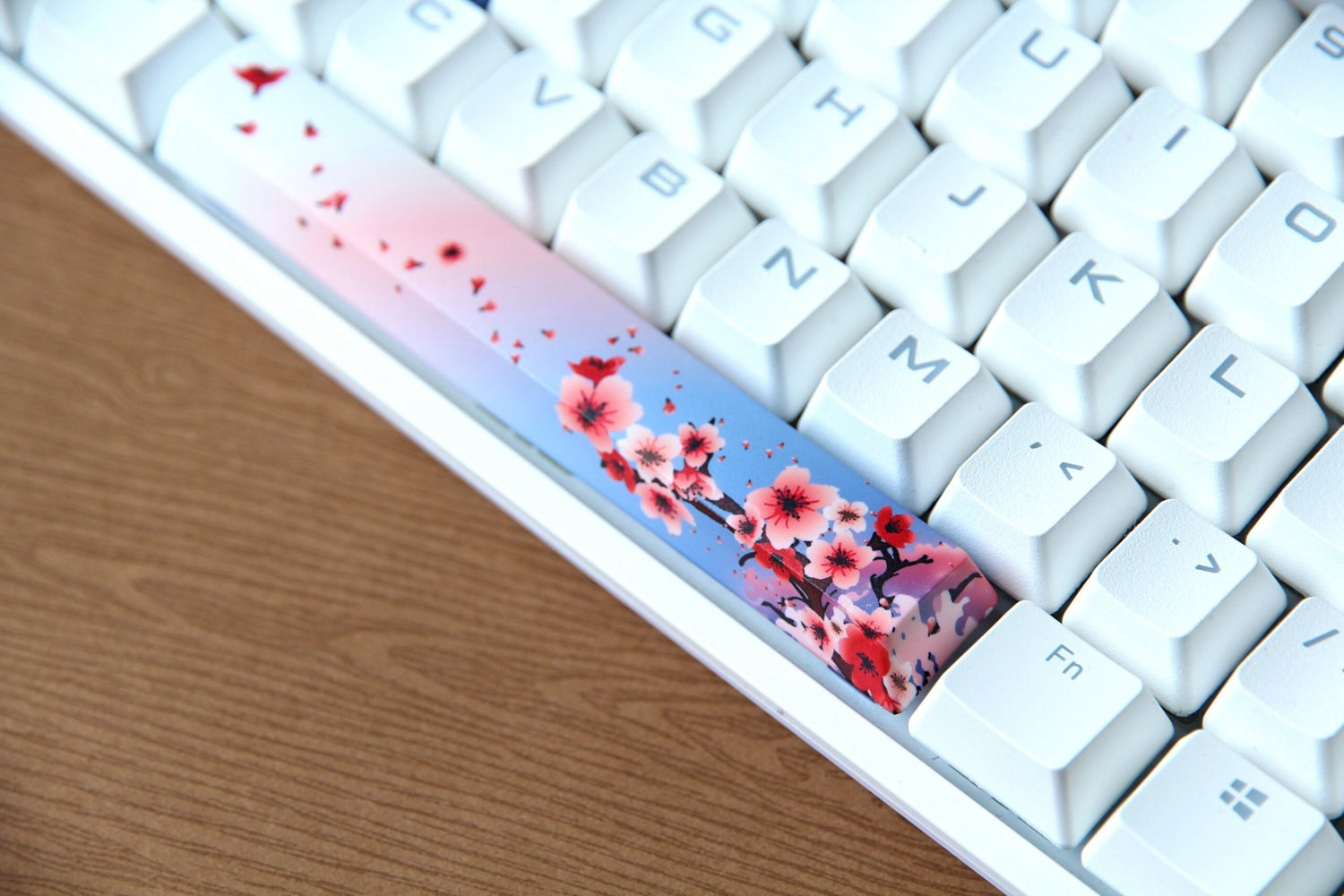 Traitors Sakura Shiro 6 Key OEM Profile Dye Sub Keycap Set
