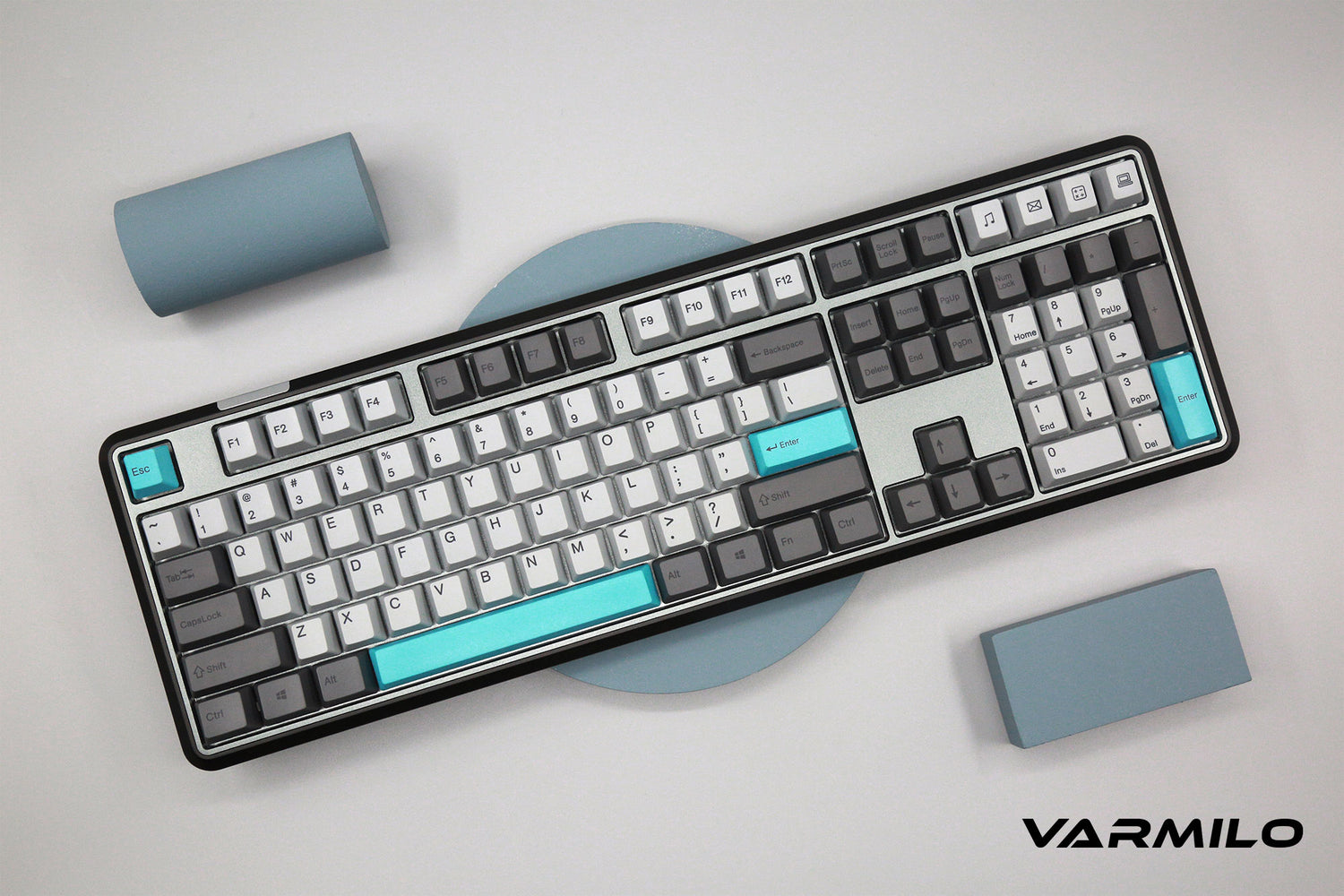 Varmilo Sword 2-108 Moonlight White LED Dye Sub PBT Aluminum EC Mechan