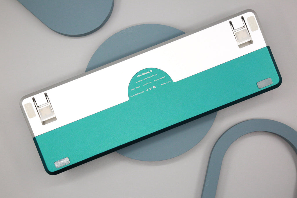 Varmilo Sword 2-68 Twilight Green White LED 65% Dye Sub PBT Aluminum E