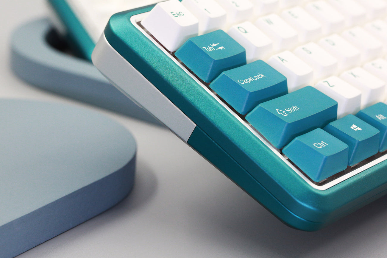 Varmilo Sword 2-68 Twilight Green White LED 65% Dye Sub PBT Aluminum E