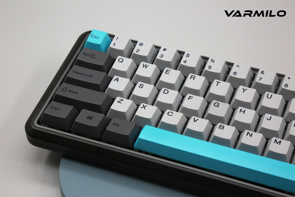 Varmilo Sword 2-68 Moonlight White LED 65% Dye Sub PBT Aluminum EC Mec