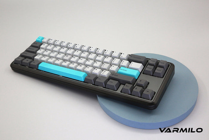 Varmilo Sword 2-68 Moonlight White LED 65% Dye Sub PBT Aluminum EC Mec