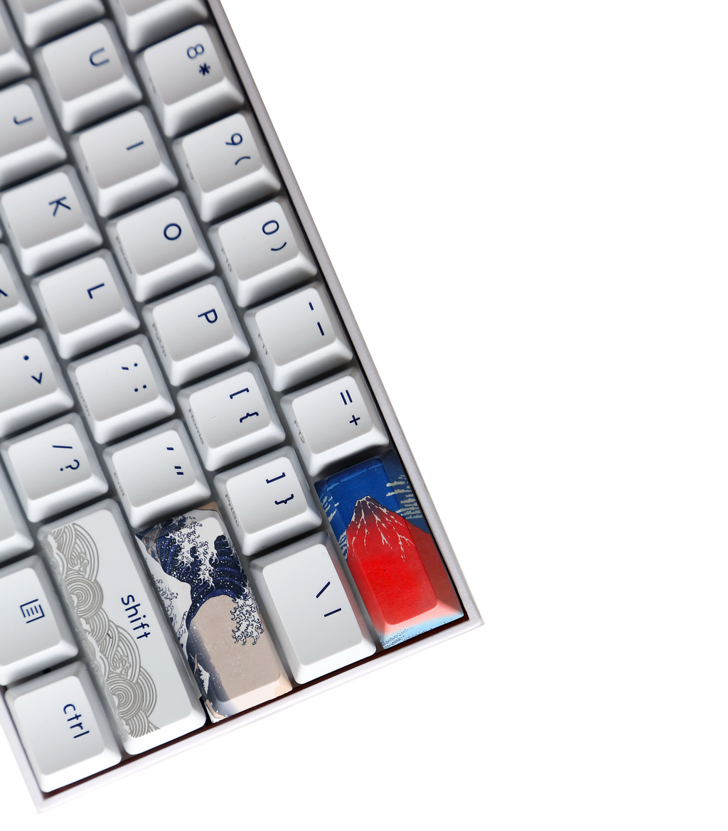 KBParadise V60 The 2 Great Wave 60% Double Shot PBT Hotswap Mechanical