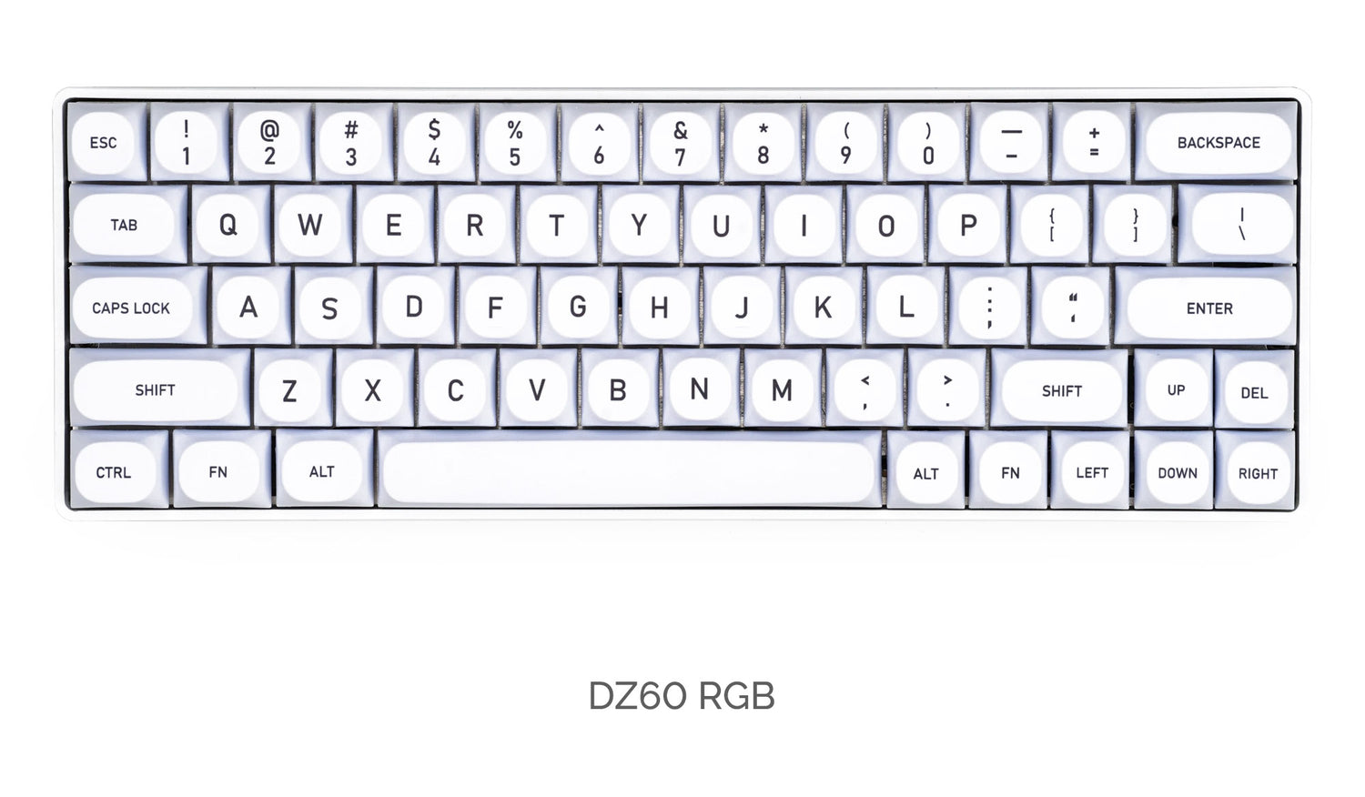 KBDFans MA White CAT 141 Key MA Profile Dye Sub PBT Keycap Set
