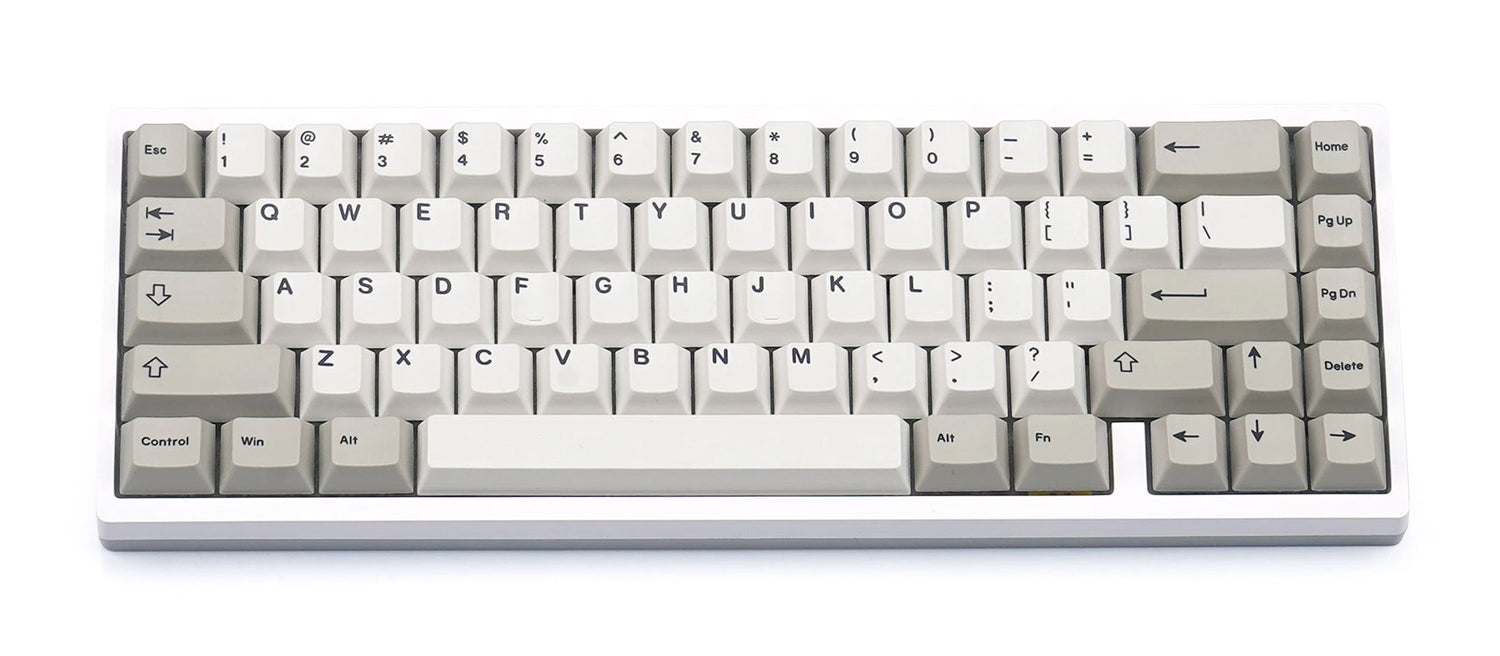 EnjoyPBT Beige 76 Key Cherry Profile Dye Sub PBT Keycap Set