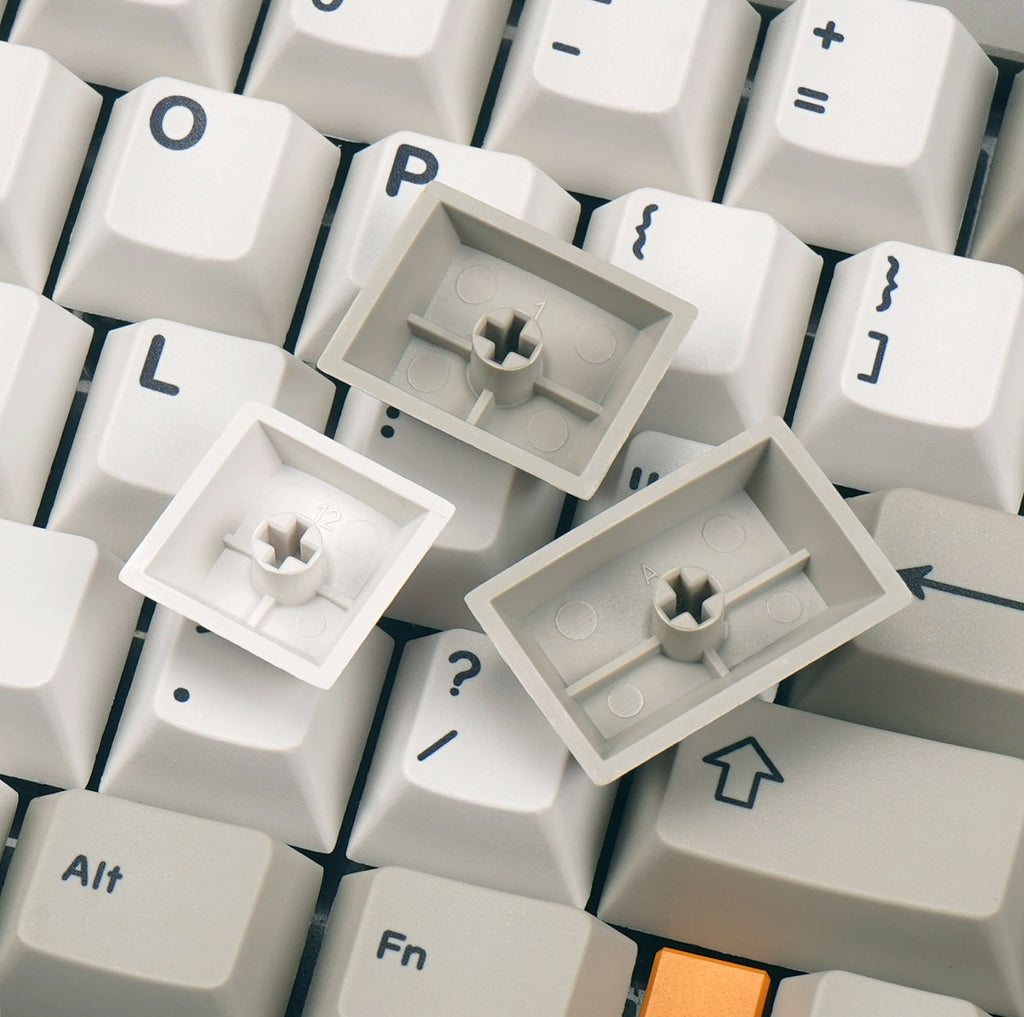 EnjoyPBT Beige 76 Key Cherry Profile Dye Sub PBT Keycap Set