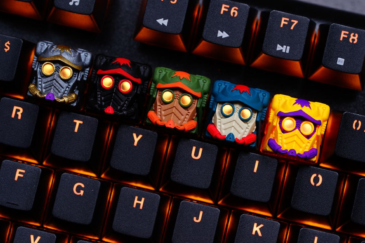 Hot Keys Project HKP Bounty Hunter Obsidian Artisan Keycap