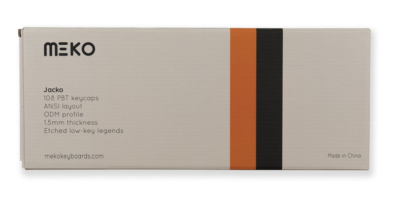 Meko Jacko Side Print 108 Key ODM Profile Laser Etched PBT Keycap Set
