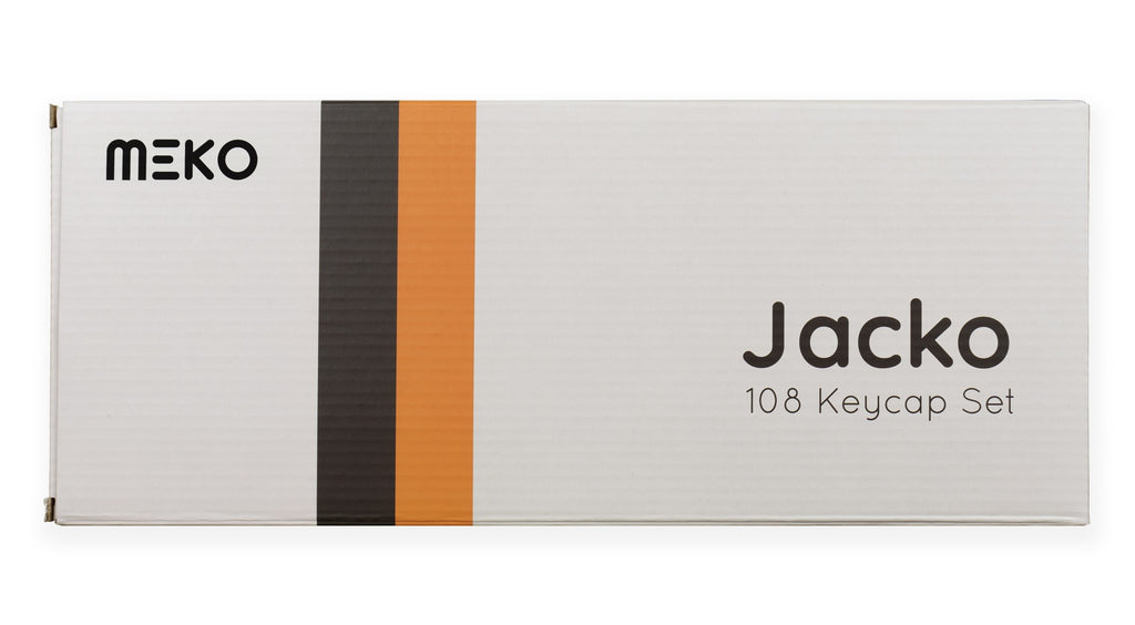 Meko Jacko 108 Key ODM Profile Laser Etched PBT Keycap Set