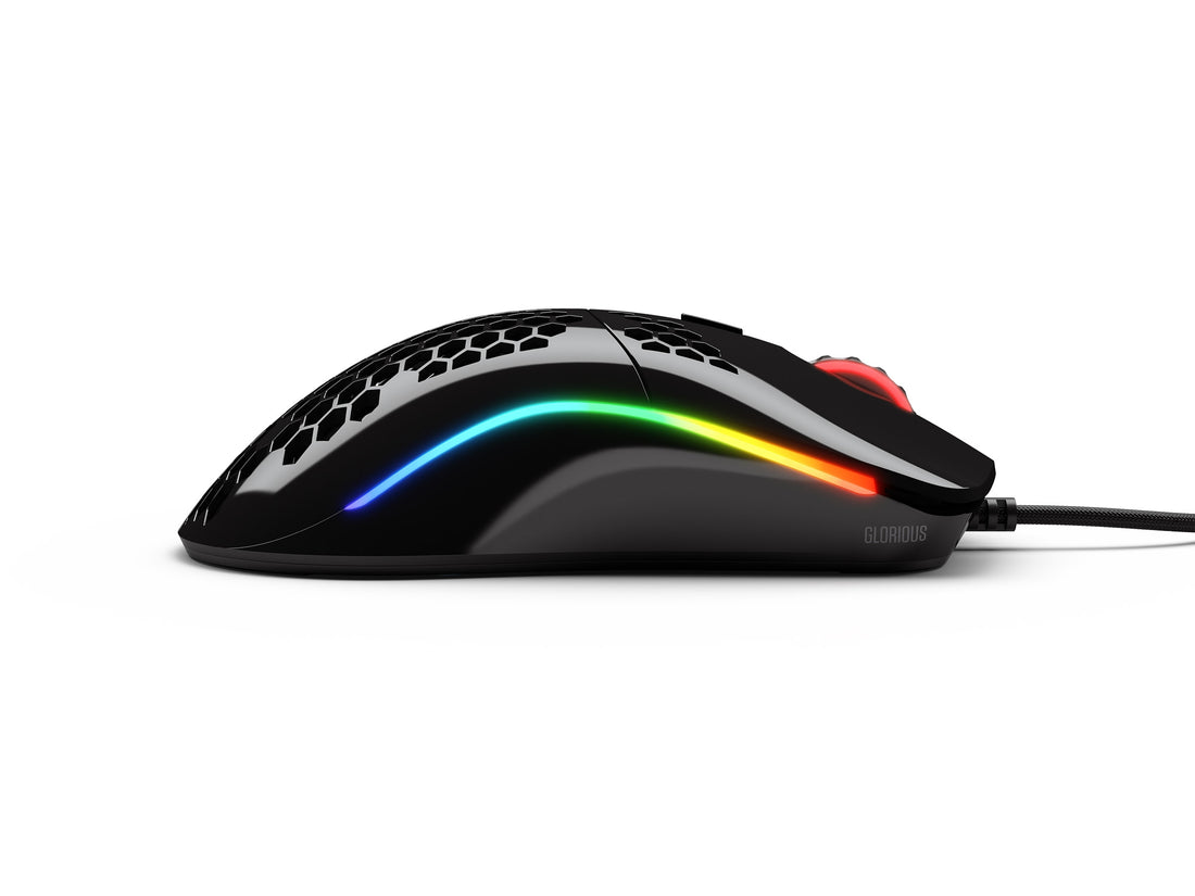 Glorious PC Model O Glossy Black RGB Wired Mouse