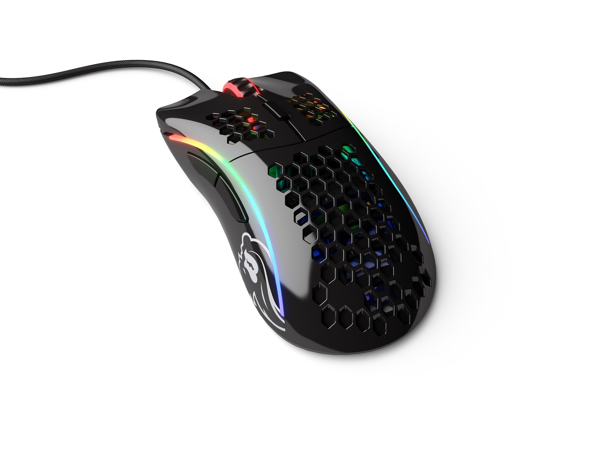 Glorious PC Model D Glossy Black RGB Wired Mouse
