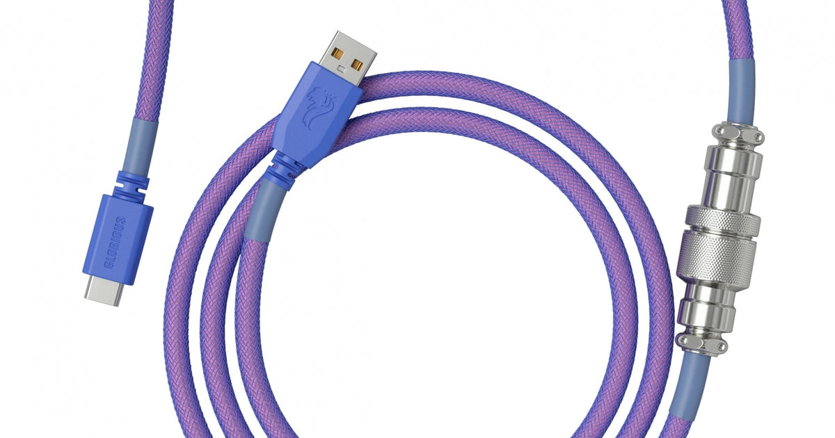 Glorious PC Coiled Cable Nebula Type-C