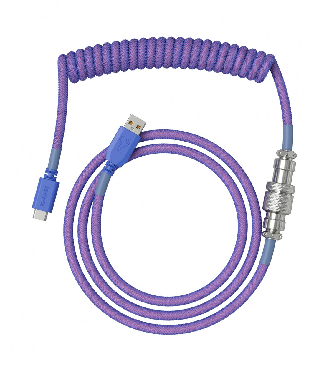 Glorious PC Coiled Cable Nebula Type-C