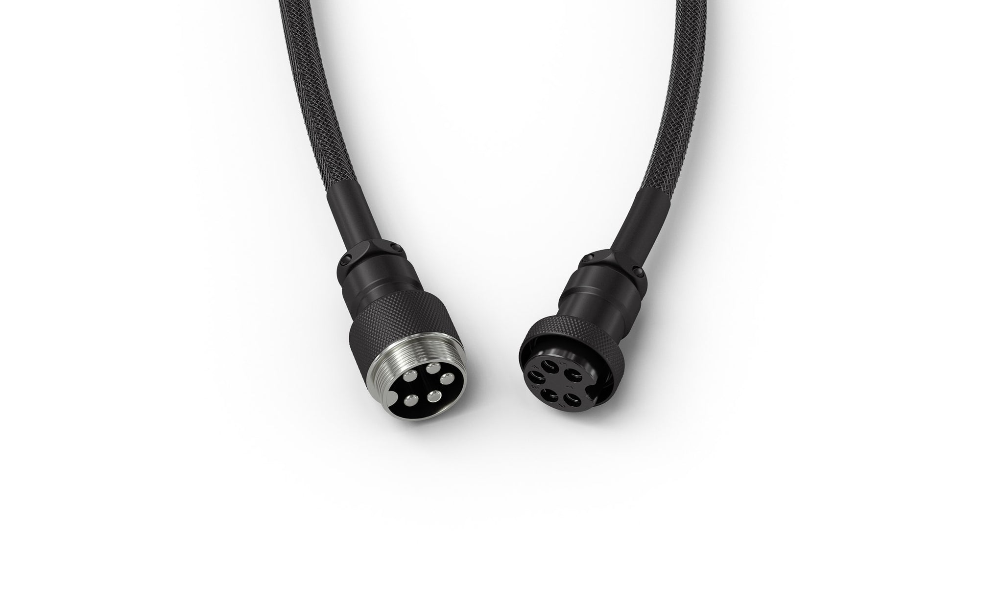 Glorious PC Coiled Keyboard Cable Black