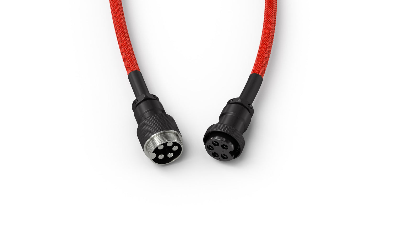 Glorious PC Coiled Keyboard Cable Red
