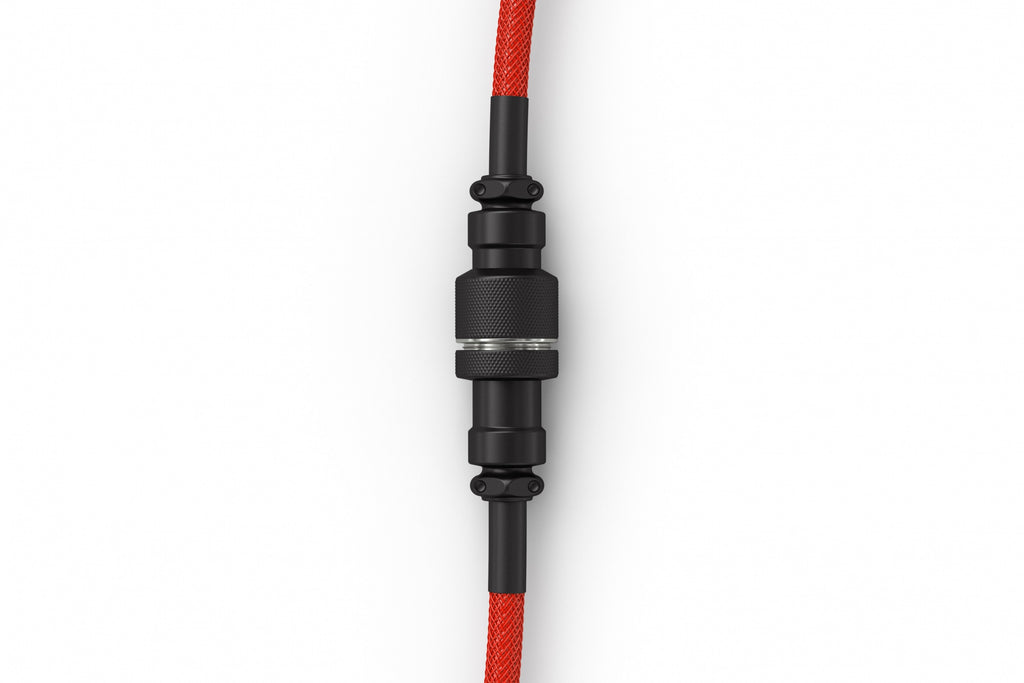 Glorious PC Coiled Keyboard Cable Red