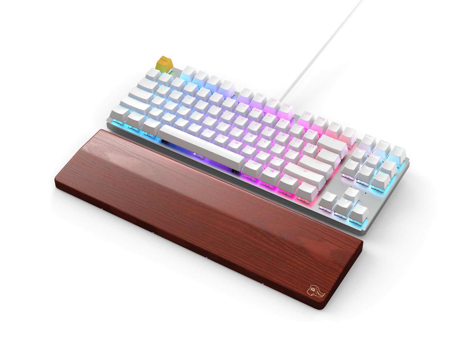 Glorious PC TKL Wooden Wrist Rest Brown