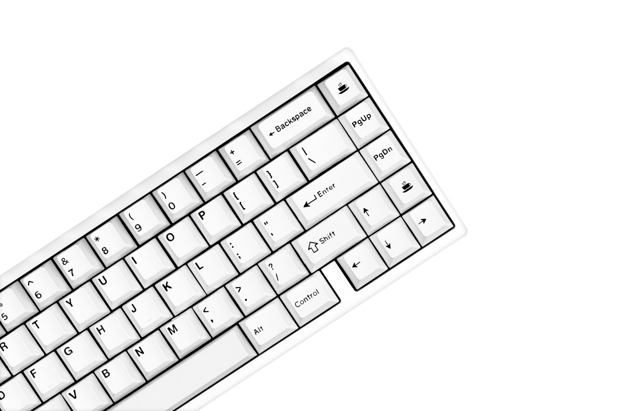 VMK Black on White 171 Key Cherry Profile Double Shot PBT Keycap Set