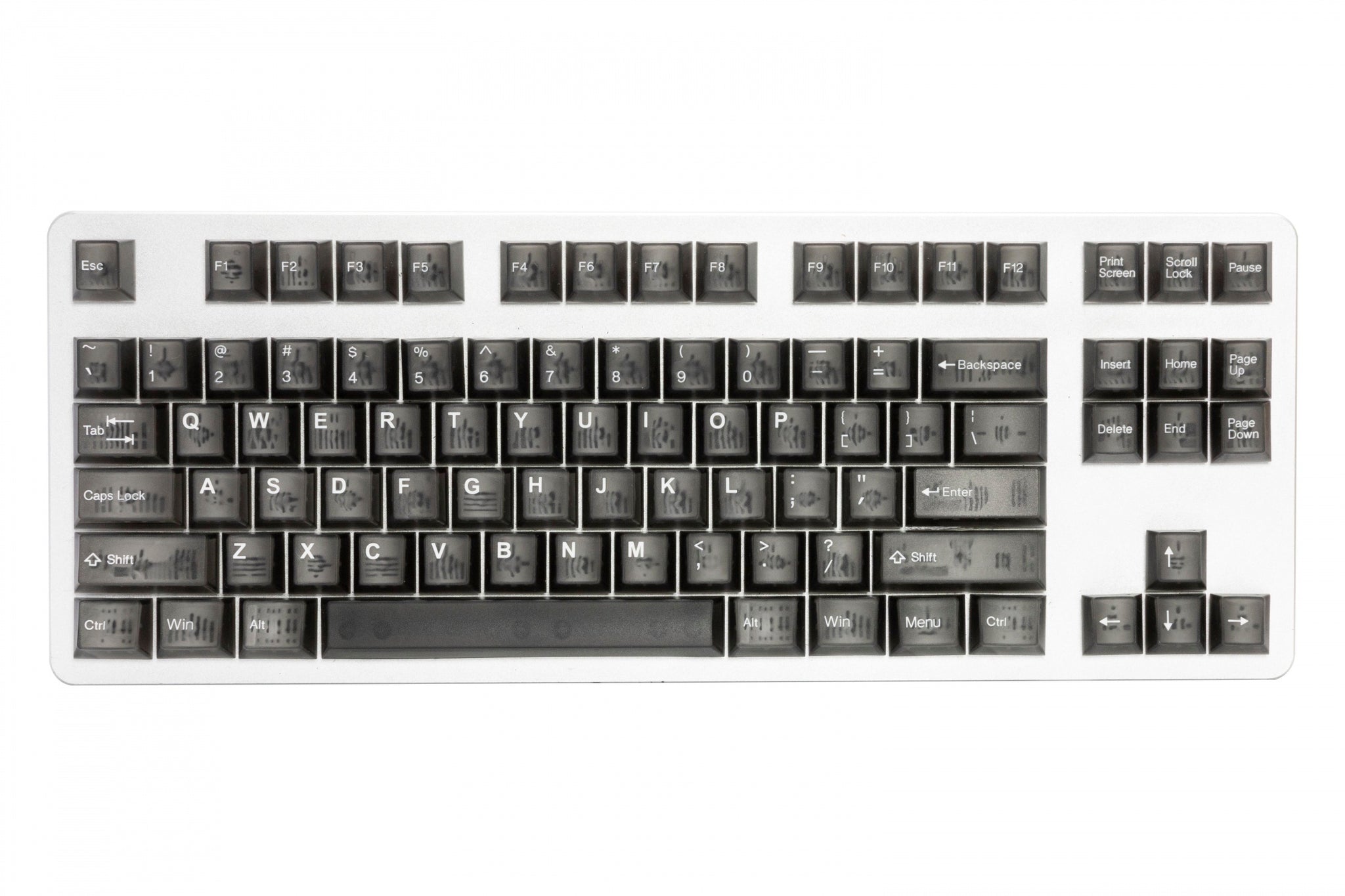 Tai-Hao Smokey Quartz Translucent 152 Keys Cubic Double Shot ABS Keyca