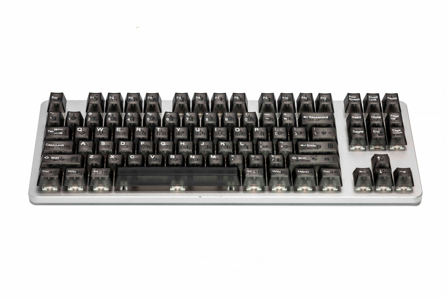 Tai-Hao Smokey Quartz Translucent 152 Keys Cubic Double Shot ABS Keyca