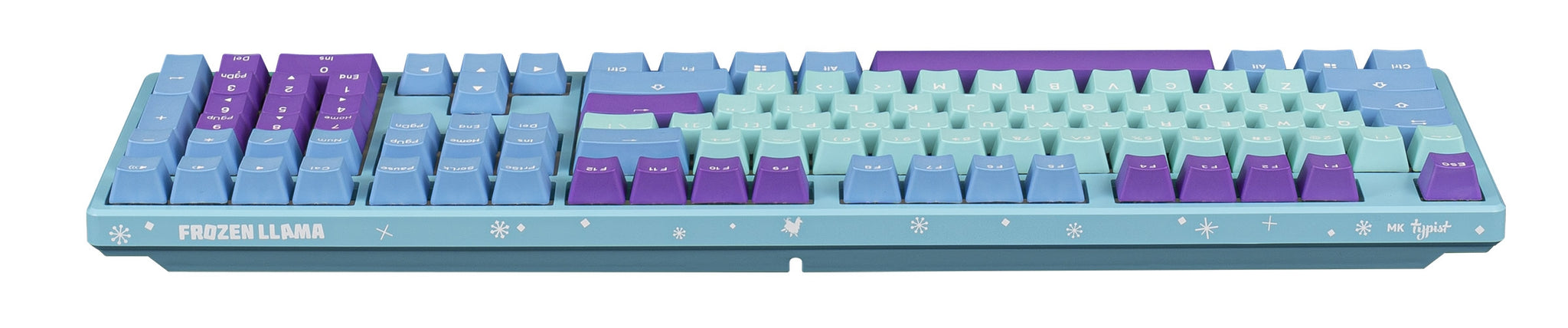 MK Frozen Llama Typist RGB LED Double Shot PBT Limited Mechanical Keyb