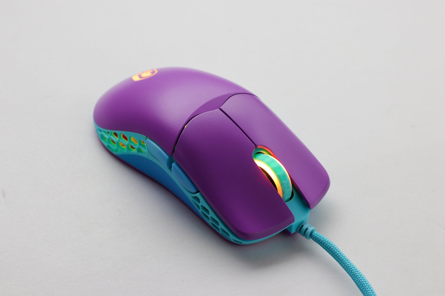 Ducky x MK Frozen Feather Lightweight RGB Gaming Mouse