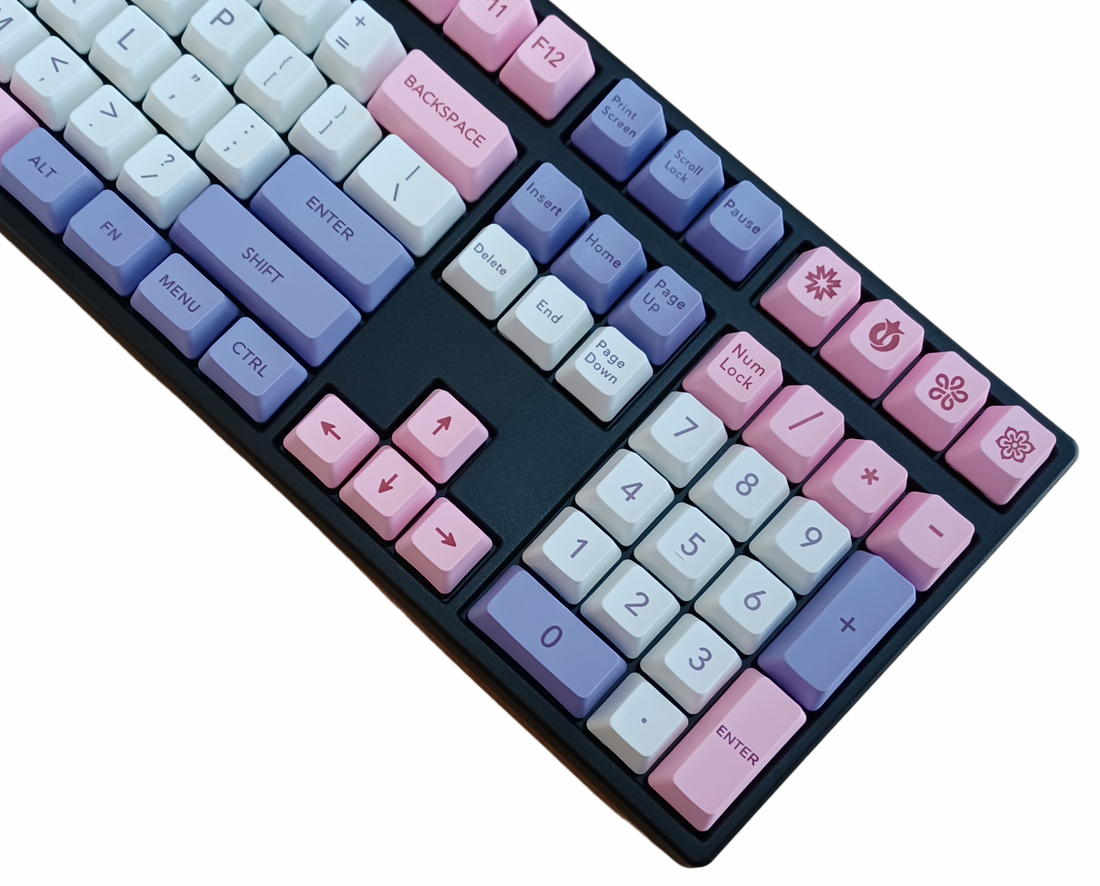 KBParadise Lilac 108 Key OEM Profile Double Shot PBT Keycap Set