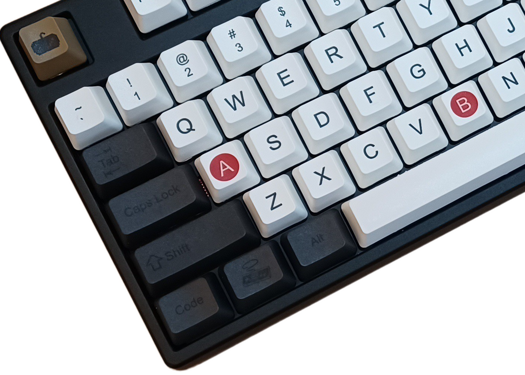 KBParadise NES 108 Key OEM Profile Double Shot PBT Keycap Set