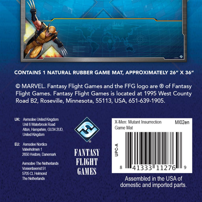 X-Men: Mutant Insurrection Game Mat