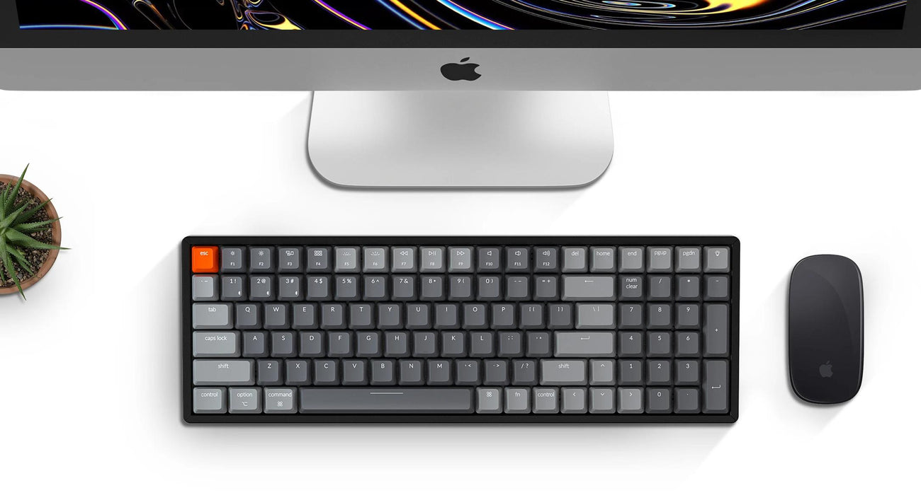 Keychron K4 V2 Hotswap Bluetooth 5.1 RGB Win + Mac Laser Etched ABS Me